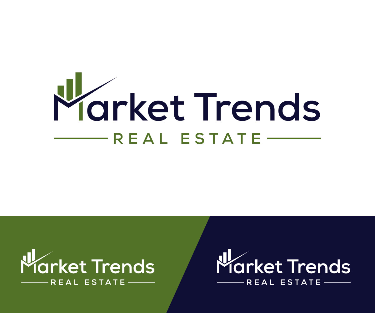 Elegant, Serious, Real Estate Brokerage Logo Design for Market Trends ...