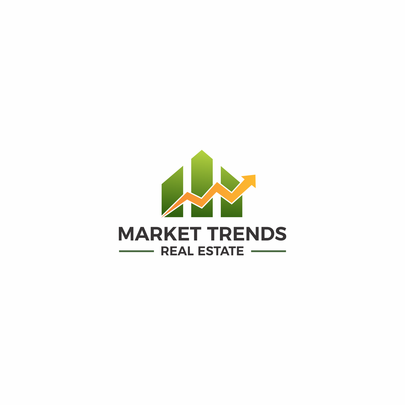 Elegant, Serious, Real Estate Brokerage Logo Design for Market Trends ...