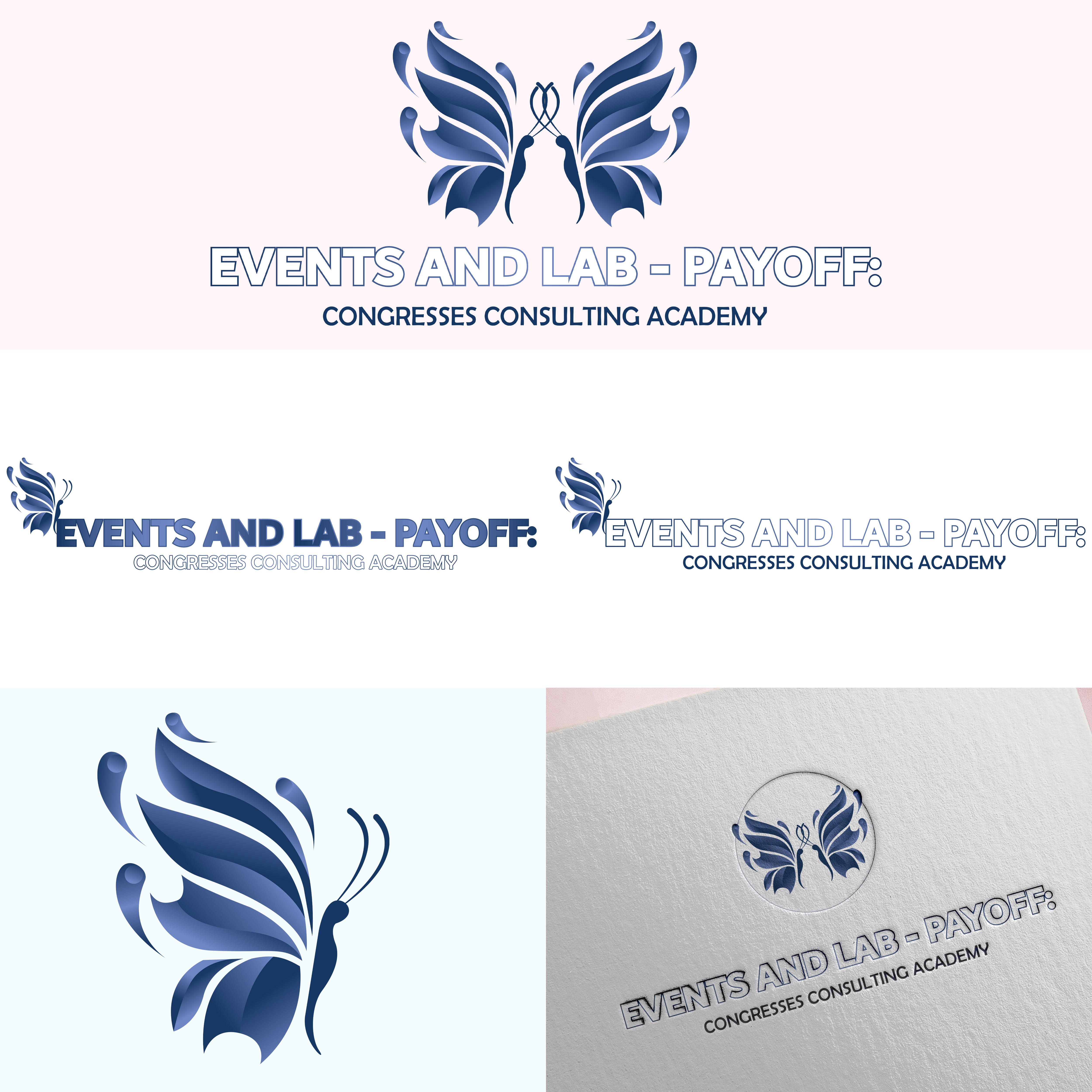 Feminine, Colorful Logo Design for EVENTS AND LAB - PAYOFF: CONGRESSES ...