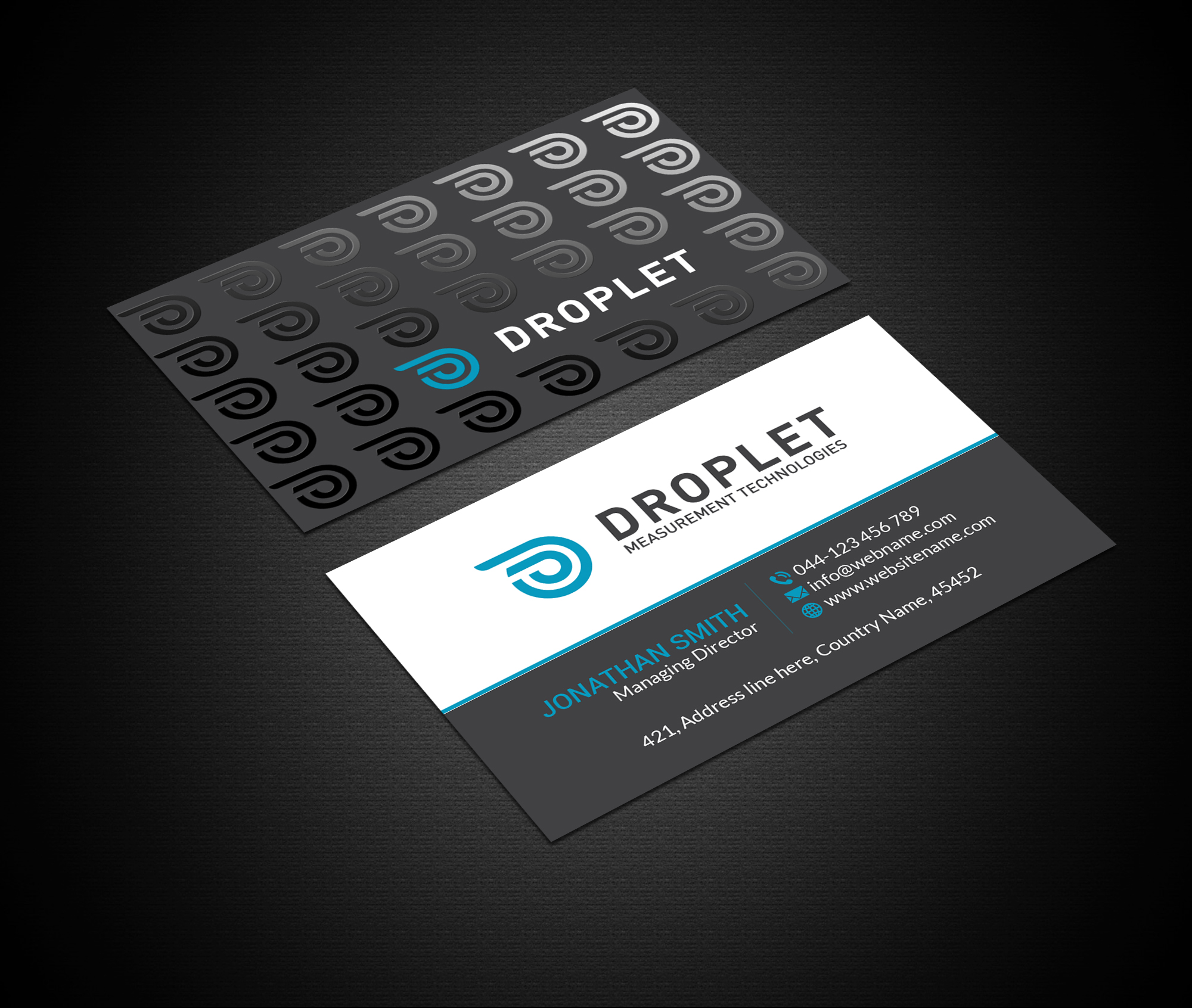 Business Card Design for Droplet Measurement Technologies, LLC by ...
