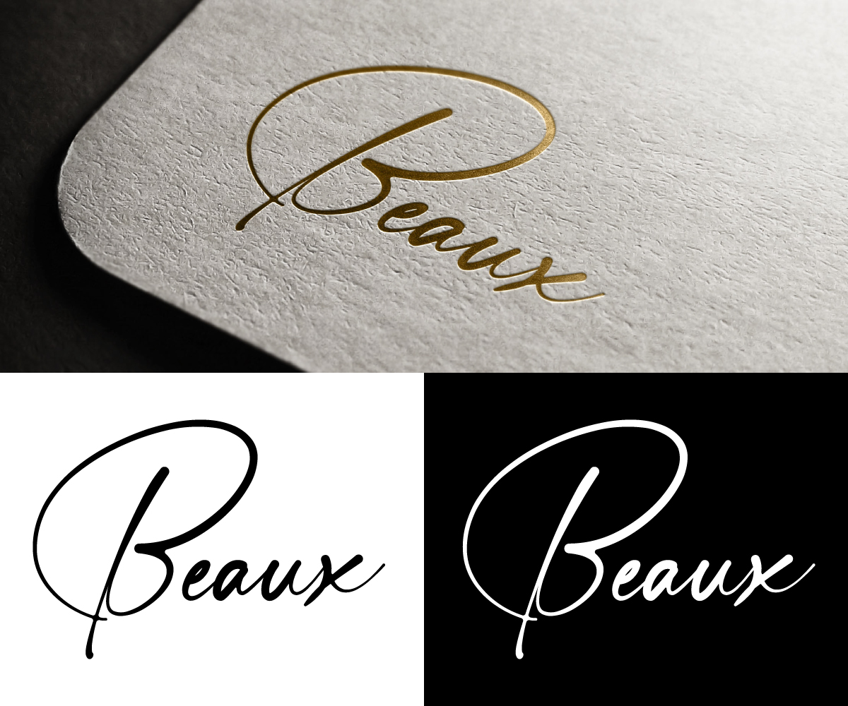 Modern, Bold, Costmetics and beauty Logo Design for Beaux by Mahadi ...