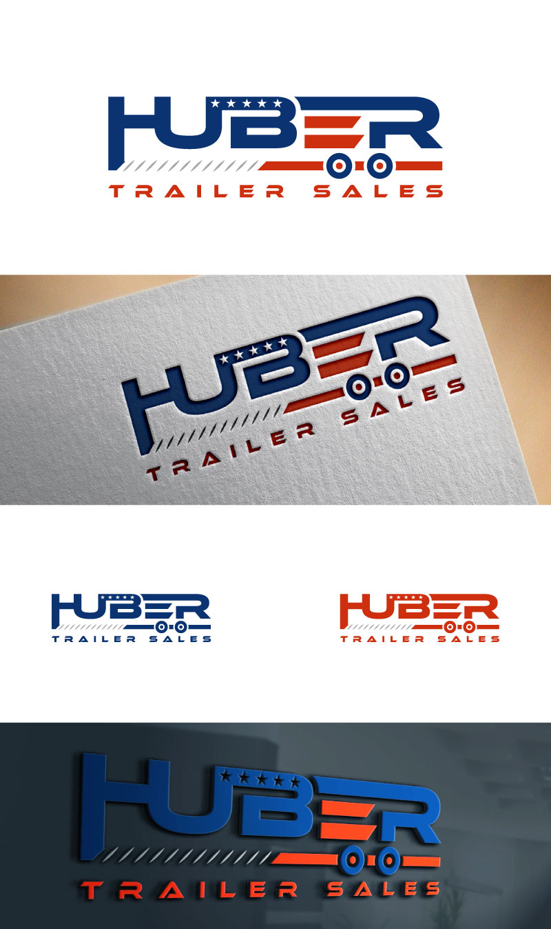 Logo Design for Huber Trailer Sales or Huber Trailers or Huber Trailers ...