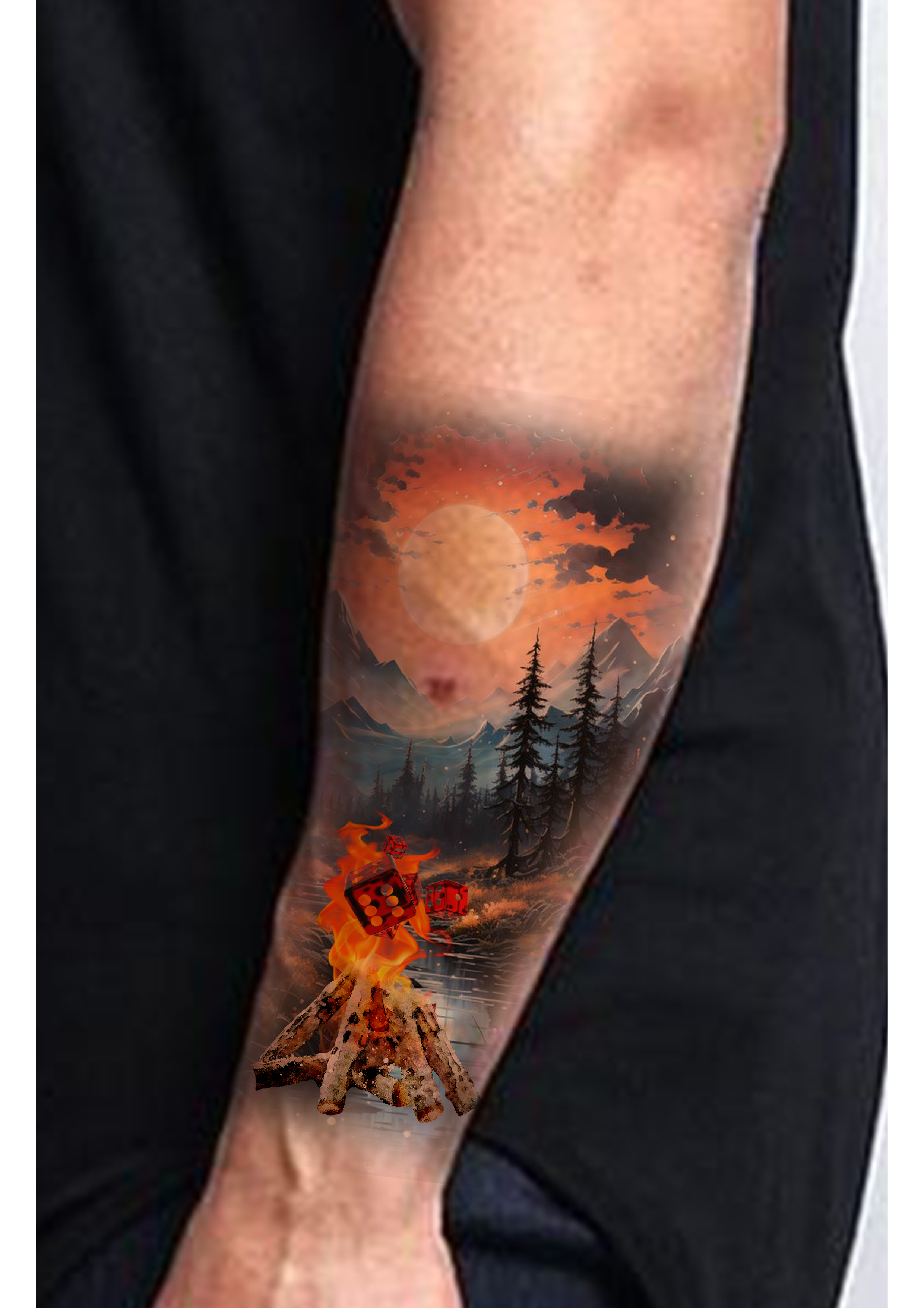 Bold, Conservative Tattoo Design for a Company by nsart | Design #31991934