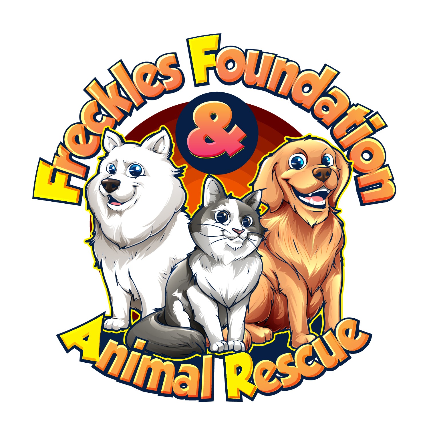 Bold, Playful, Pet rescue, animal welfare Logo Design for Freckles ...