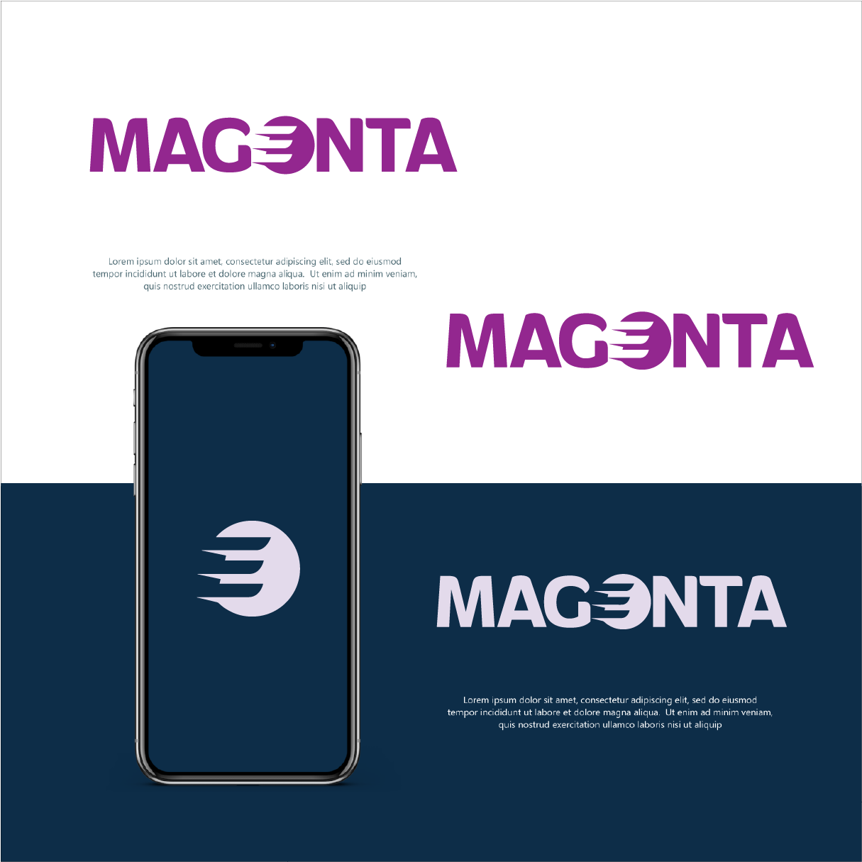 Upmarket, Serious, Marine Logo Design for The name of the yacht Magenta ...