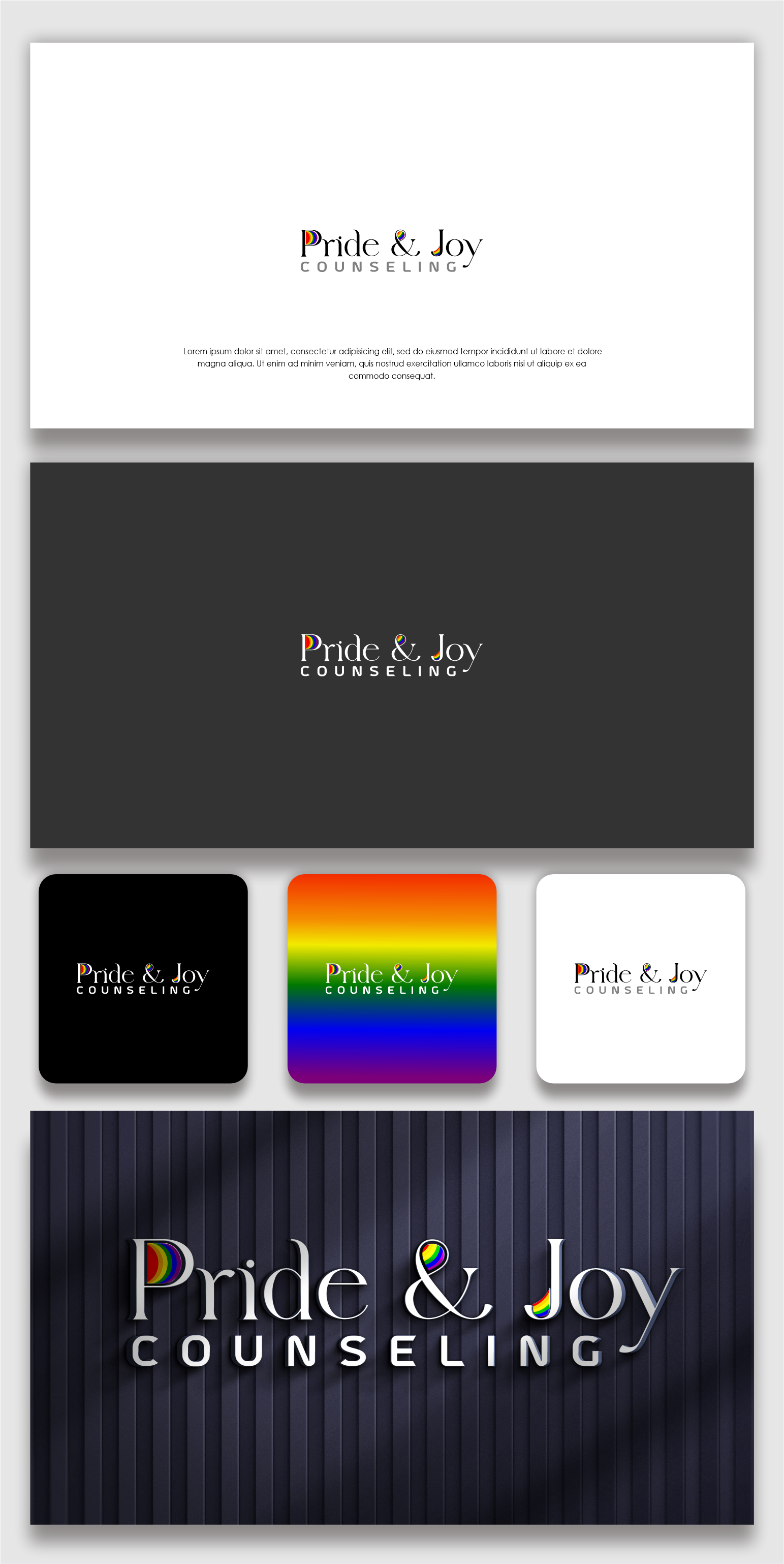 Playful, Colorful, Mental Health Provider Logo Design for Pride & Joy ...