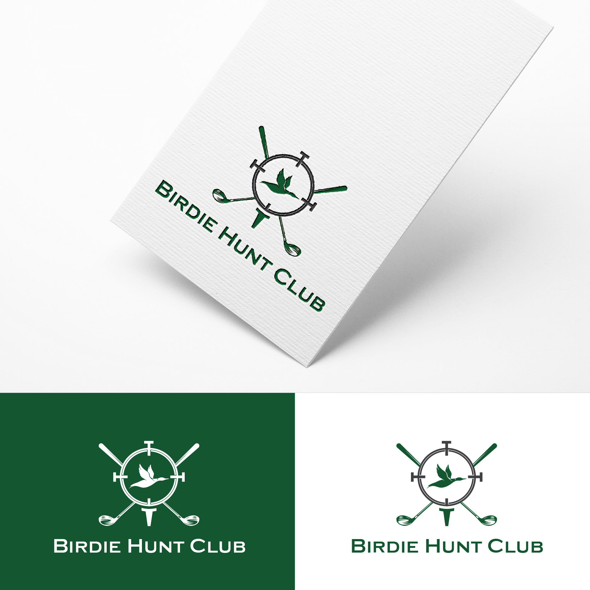 Masculine, Bold Logo Design for Birdie Hunt Club by ellie7 | Design ...