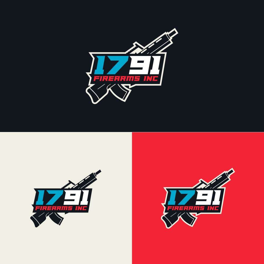 Masculine, Bold, firearms Logo Design for 1791 Firearms Inc by ...