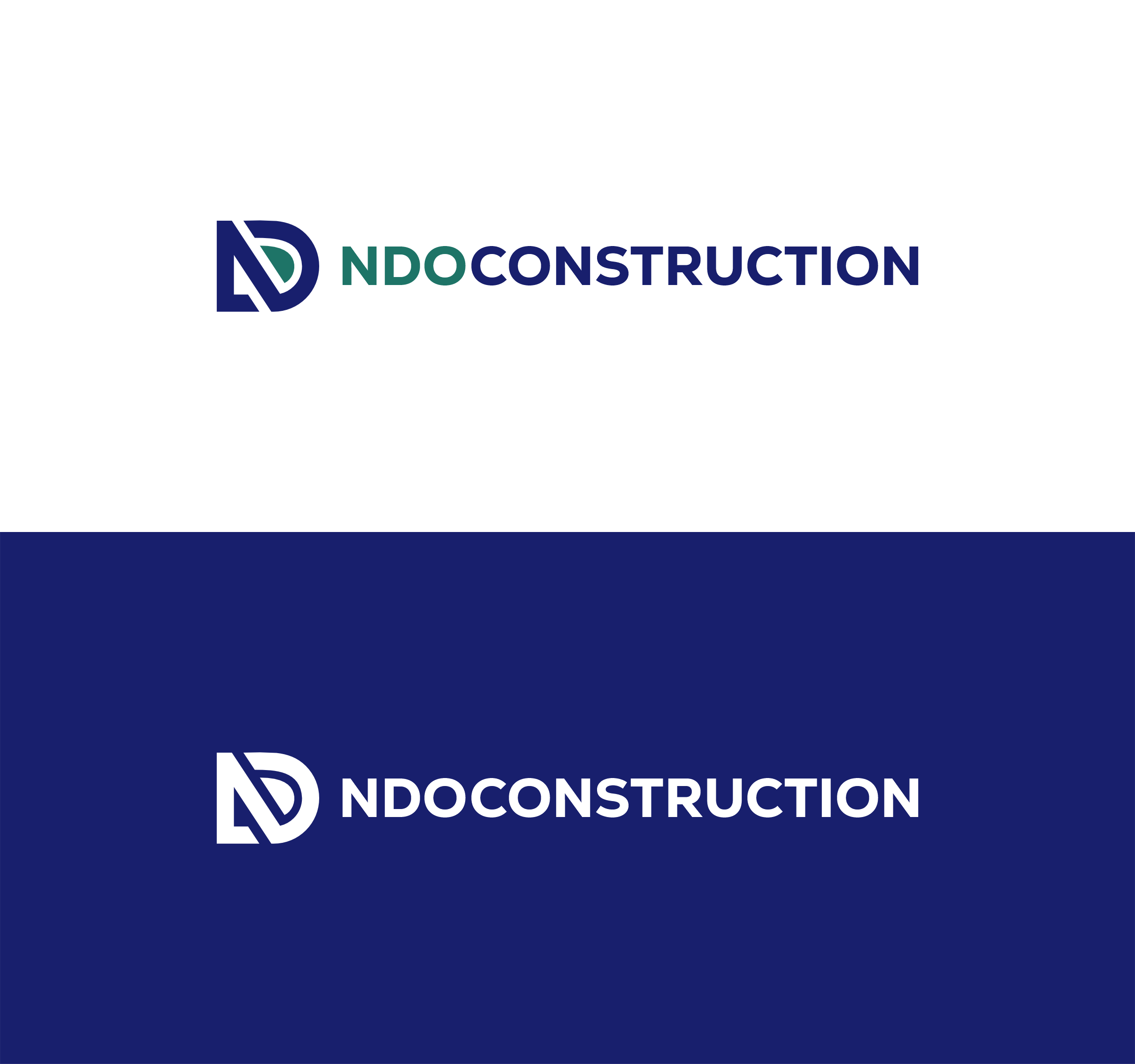 Modern, Bold, Construction Logo Design for NDO Construction by adeva ...
