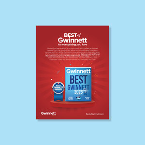 Design a Magazine AD for Best of Gwinnett Awards | 57 Graphic Designs ...