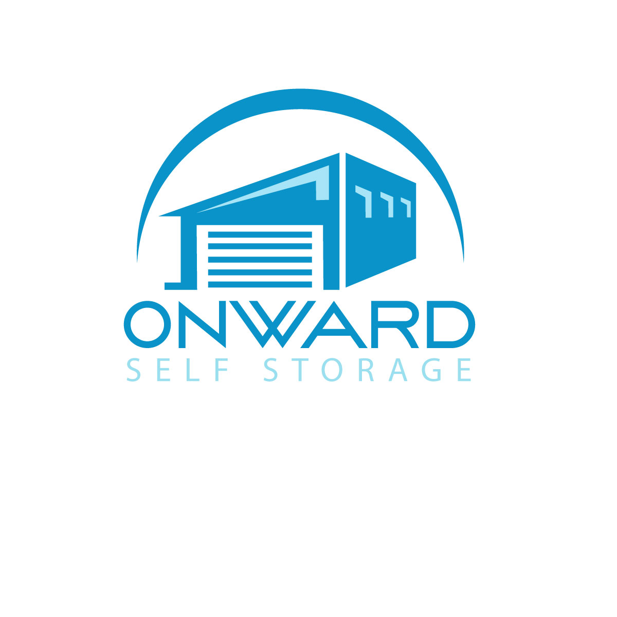 Traditional, Personable, Self Storage Logo Design for Onward Self ...