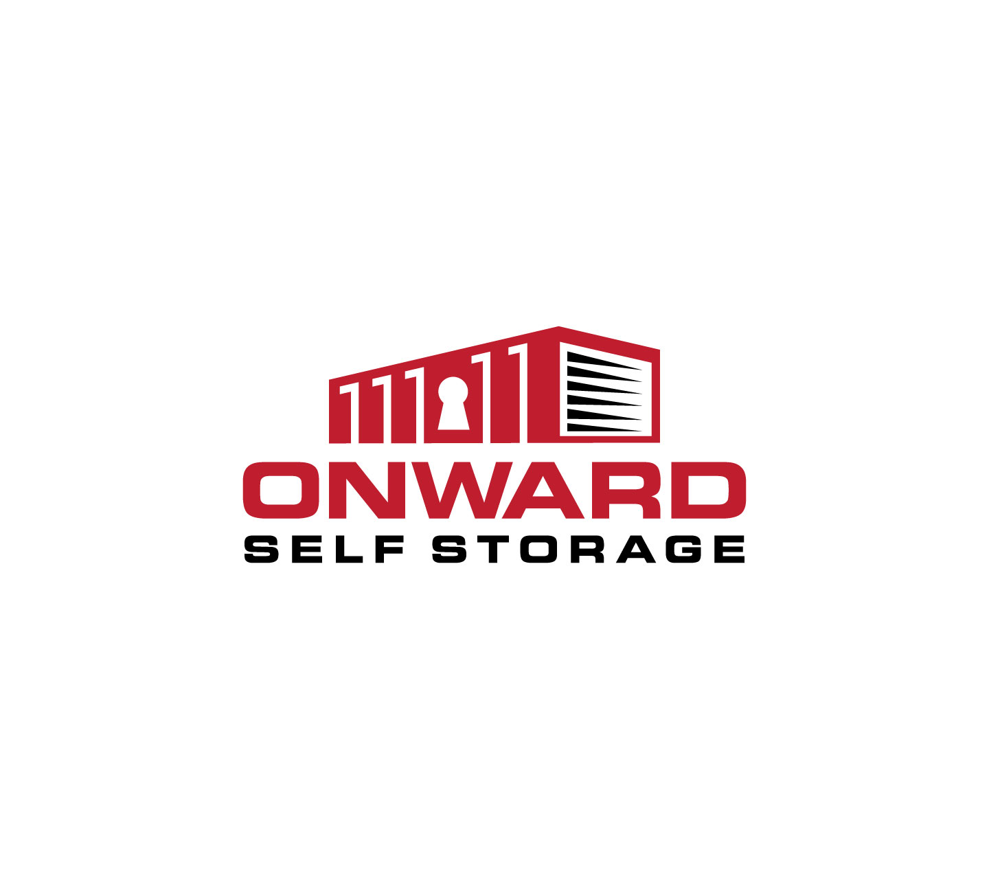 Traditional, Personable, Self Storage Logo Design for Onward Self ...