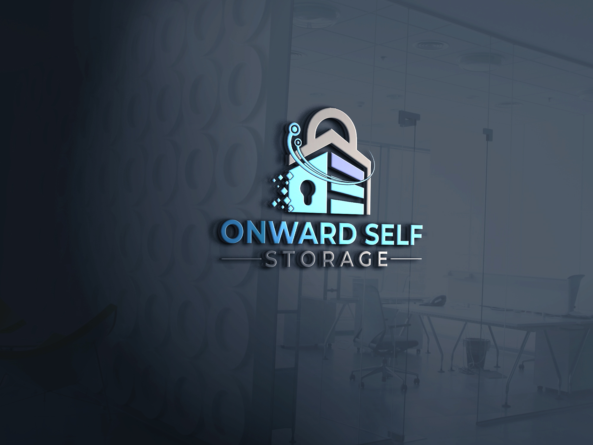 Traditional, Personable, Self Storage Logo Design for Onward Self ...