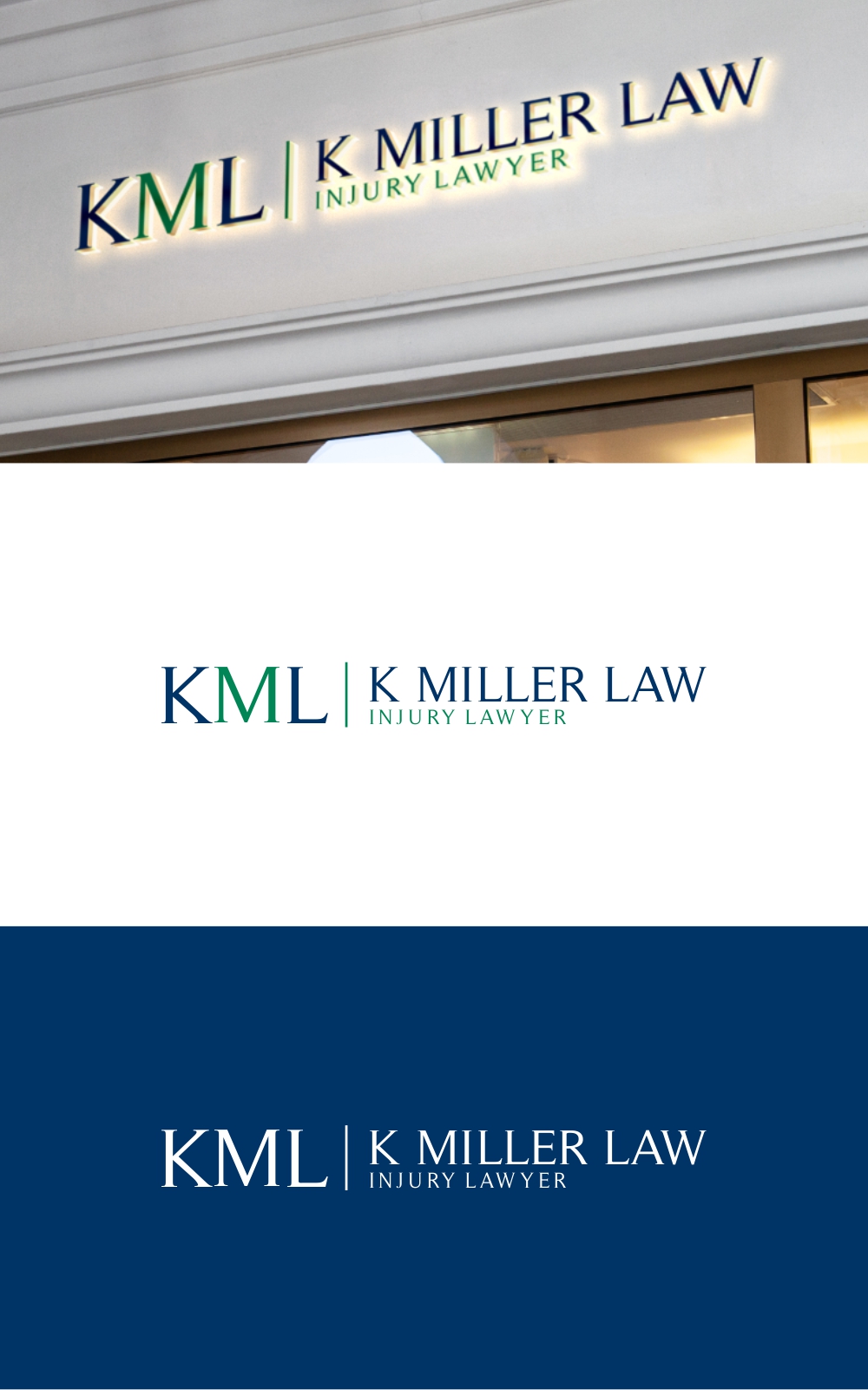 Modern, Masculine, Legal Logo Design for K Miller Law by MX LogoArt ...