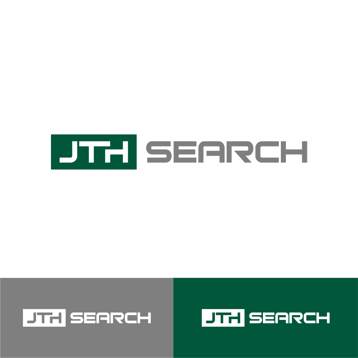 Serious, Masculine Logo Design for "JTH Search" by RainART | Design ...