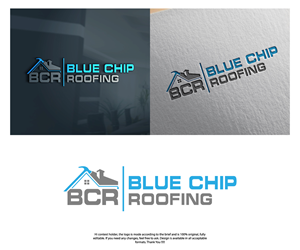 New Roofing Company needs a logo design | 142 Logo Designs for Blue ...