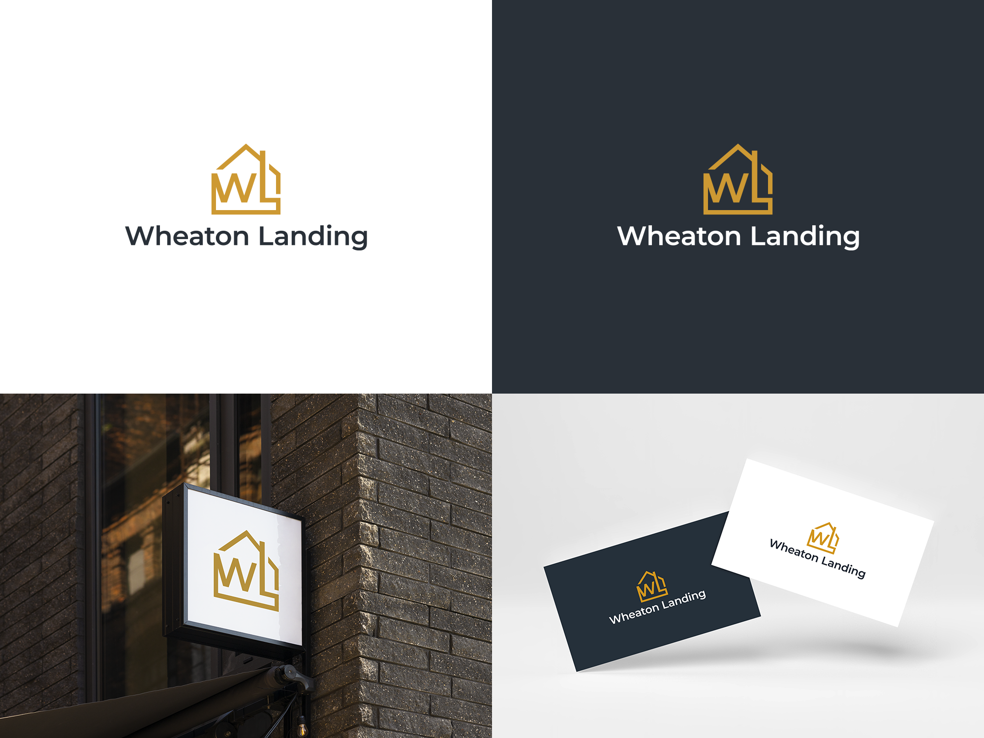 Elegant, Playful Logo Design for Wheaton Landing by COLOUR CREATIVE ...
