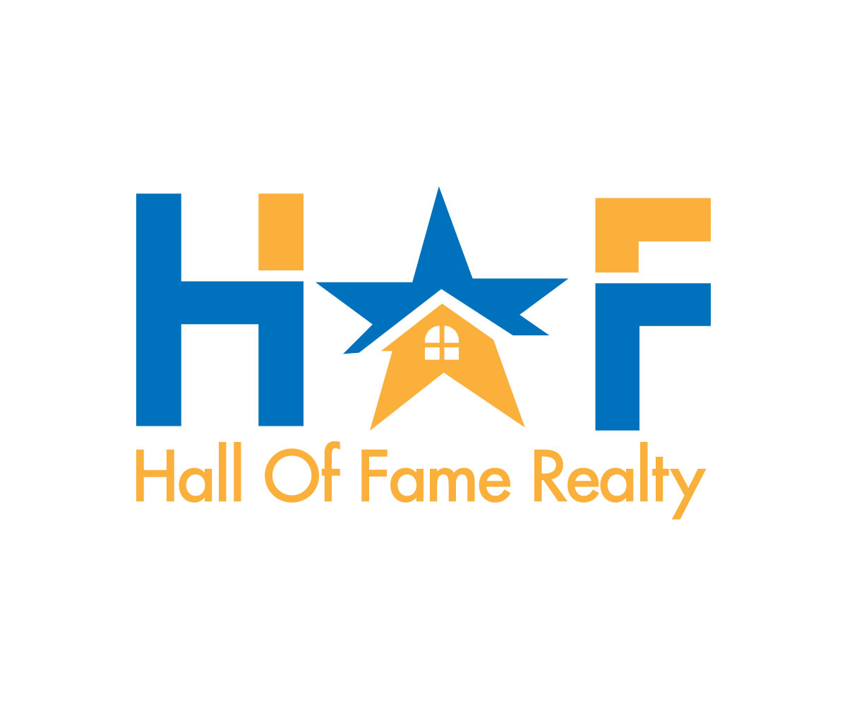 Serious, Modern, Real estate Logo Design for Hall of Fame Realty or HOF ...