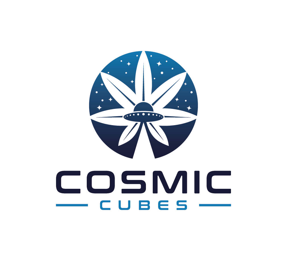 Masculine, Modern, Cannabis Logo Design for Cosmic Cubes by hlDes | Design #32032387