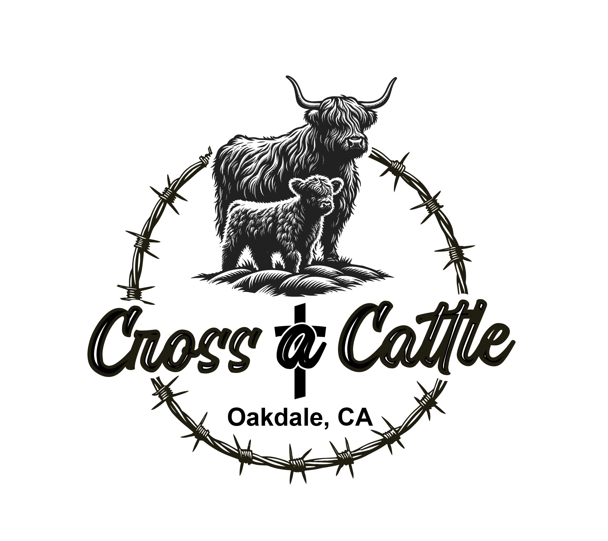 Bold, Modern, Agriculture / Cattle Logo Design for Cross A Cattle and ...