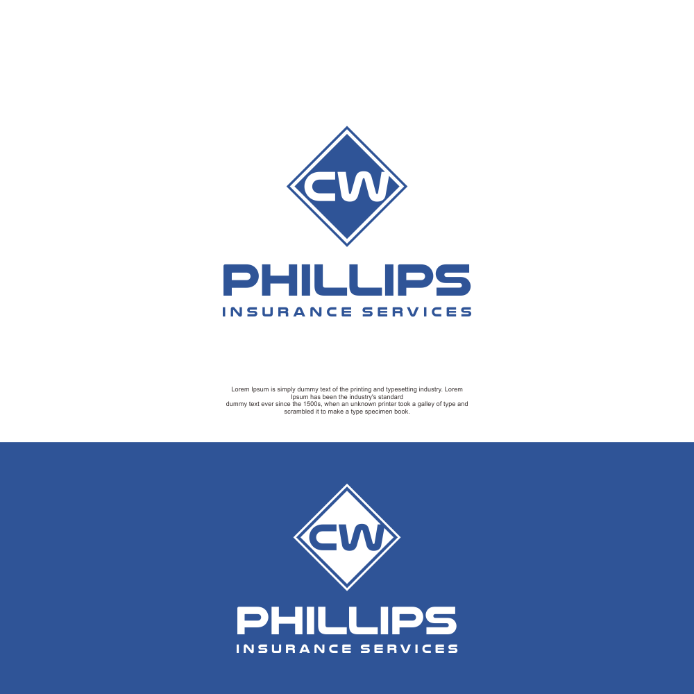Professional, Serious, Financial: Insurance Logo Design for CW Phillips ...