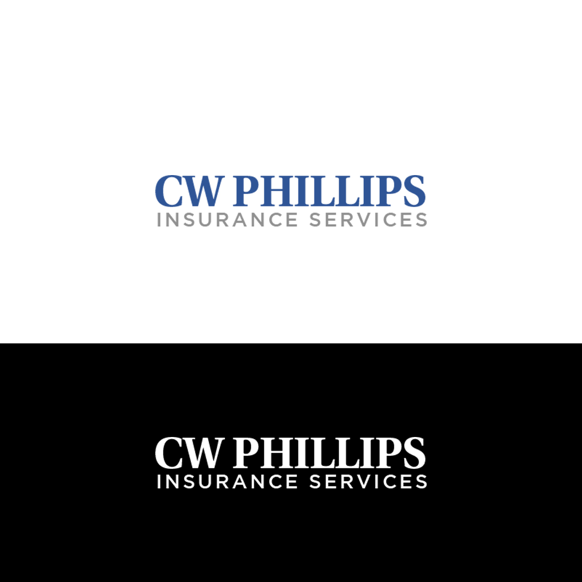 Professional, Serious, Financial: Insurance Logo Design for CW Phillips ...