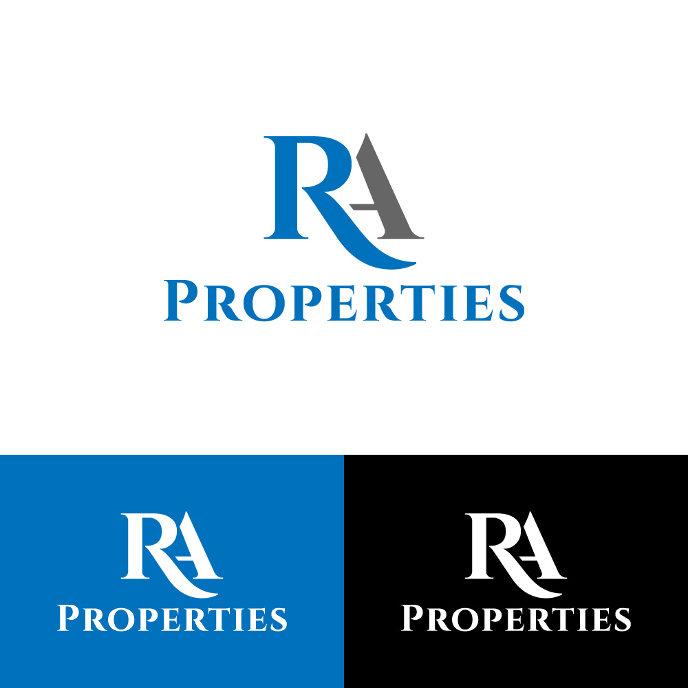 Elegant, Playful, Real Estate Logo Design for RA Properties by Hafsha ...