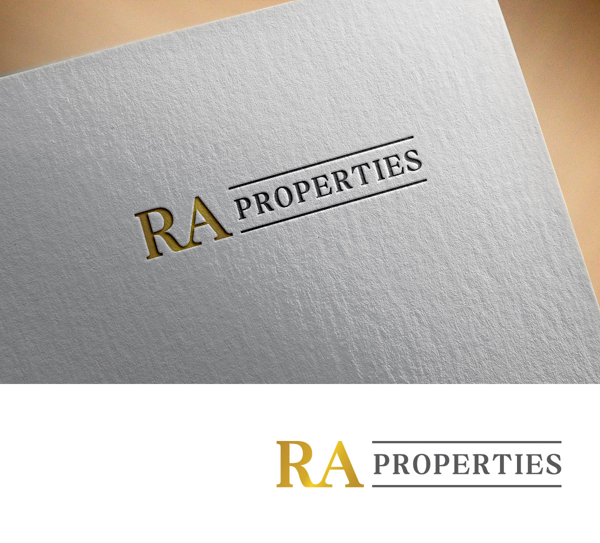 Elegant, Playful, Real Estate Logo Design for RA Properties by ...