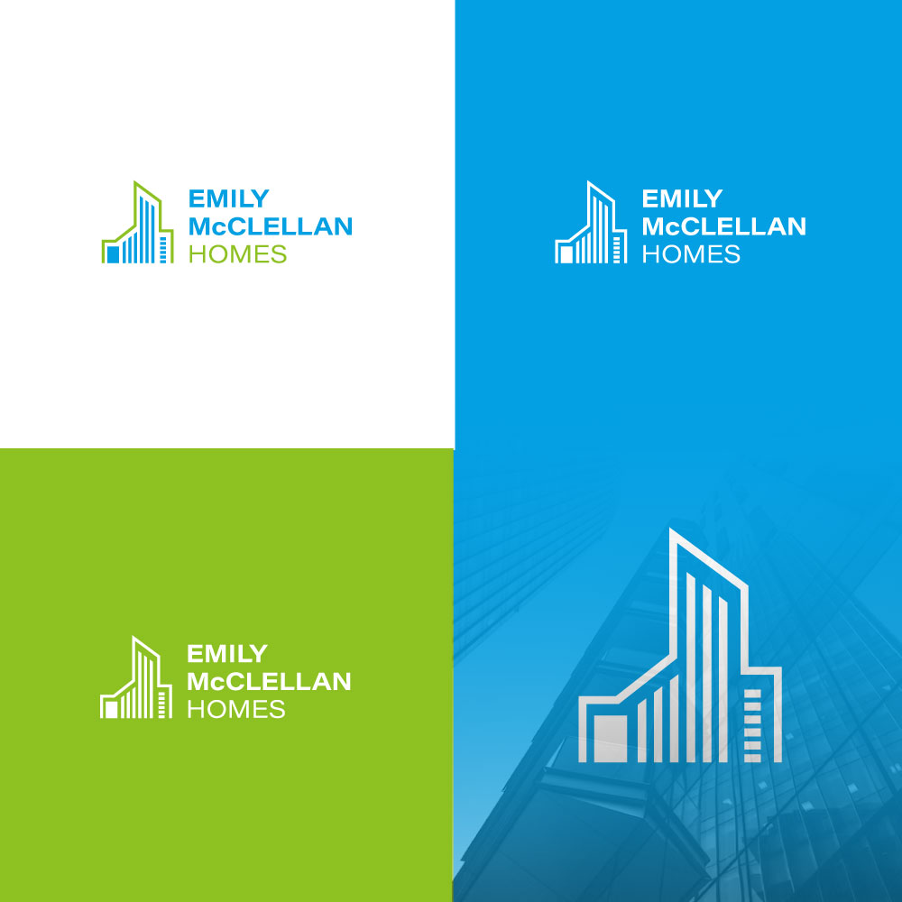Modern, Colorful, Real estate Logo Design for Emily McClellan Homes by ...