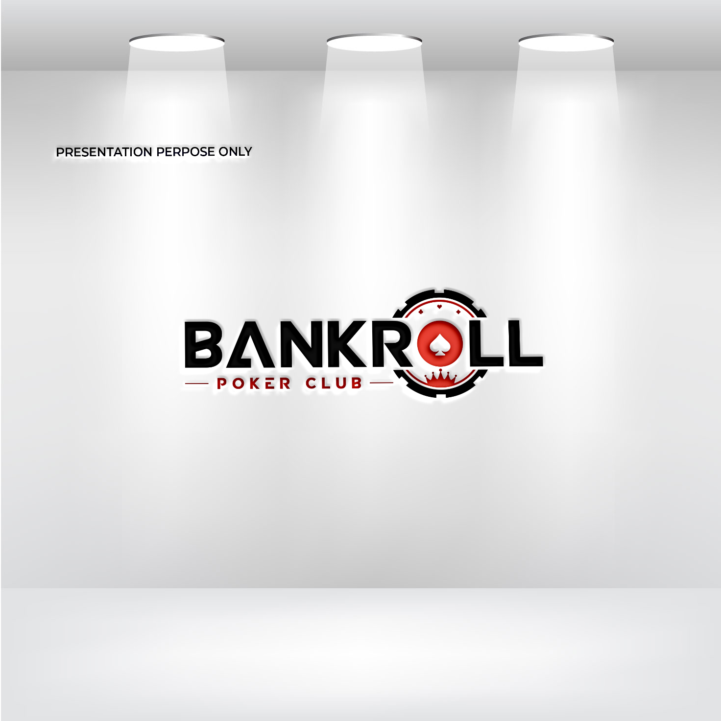 Bold, Serious Logo Design for Bankroll Poker Club by RS_Design | Design ...