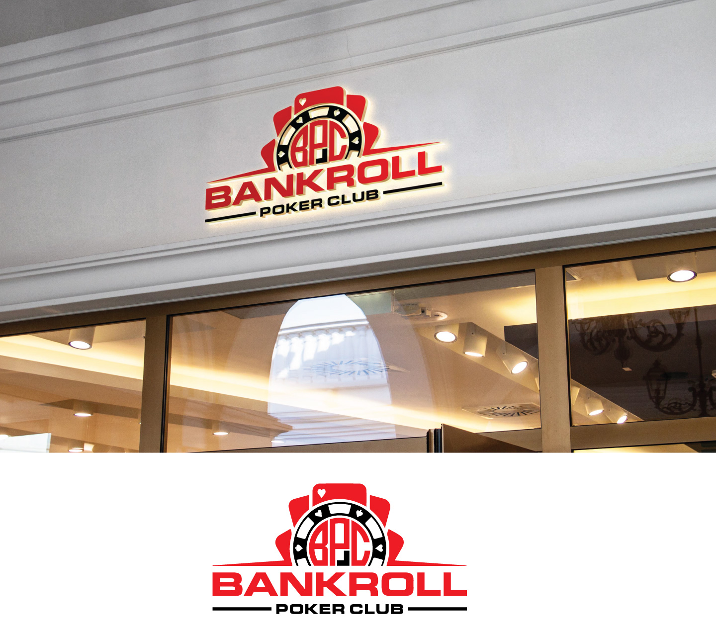Bold, Serious Logo Design for Bankroll Poker Club by humaun3114 ...
