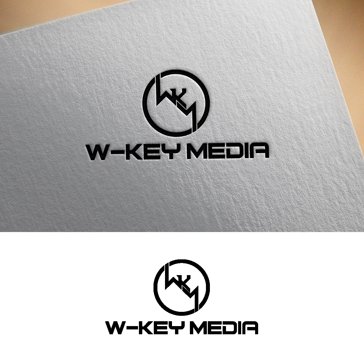 Serious, Modern Logo Design for WKM / W-Key Media / by jeenastodio346 ...
