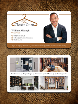 The Closet Guru needs a business card | 87 Business Card Designs for a ...