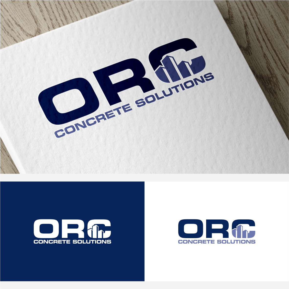 Bold, Modern, Construction Logo Design for ORC Concrete Solutions by ...