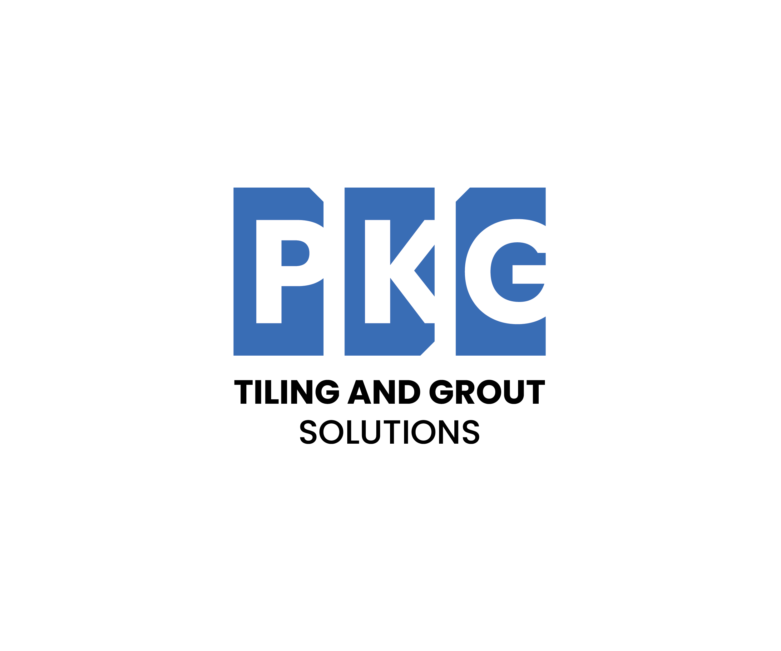 Logo Design for PKG Tiling and Grout Solutions by RH_Space | Design ...