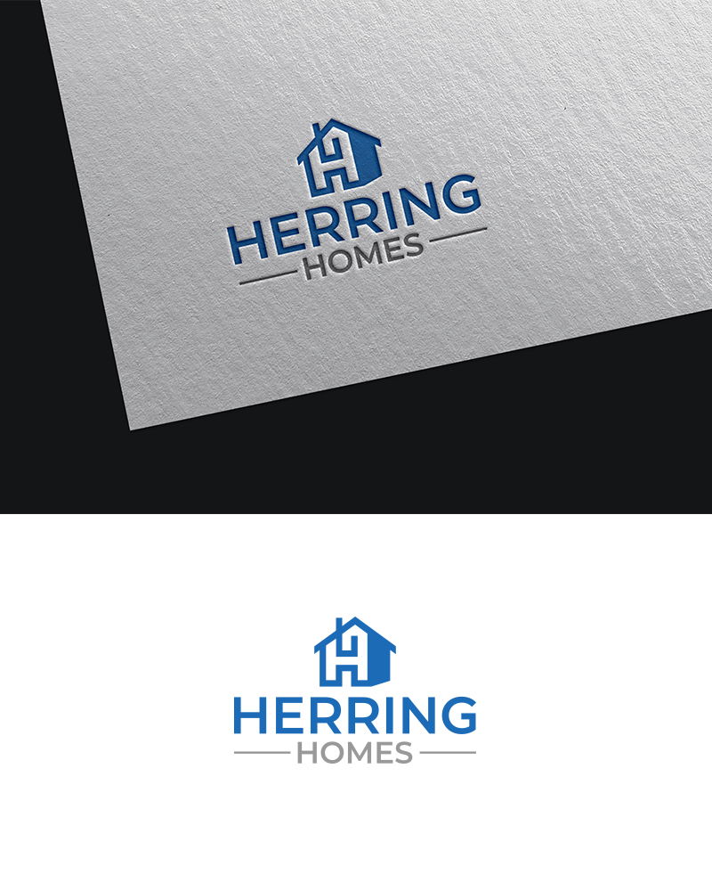 Logo Design for Herring Homes by Mira Creative | Design #32069790
