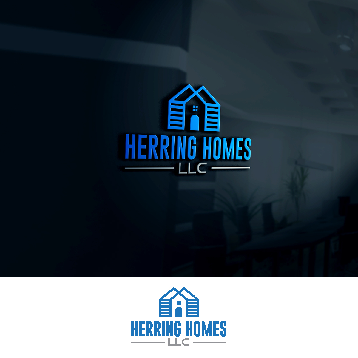 Logo Design for Herring Homes by jeenastodio346 | Design #32059469