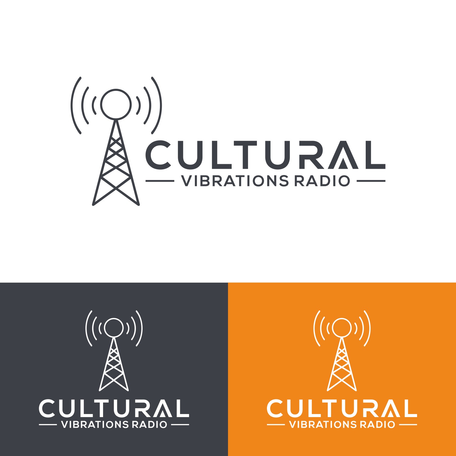 Modern, Colorful, Radio Logo Design for Slogan. Caribbean Vibes-Music-Events by FLEXO DESIGN ...