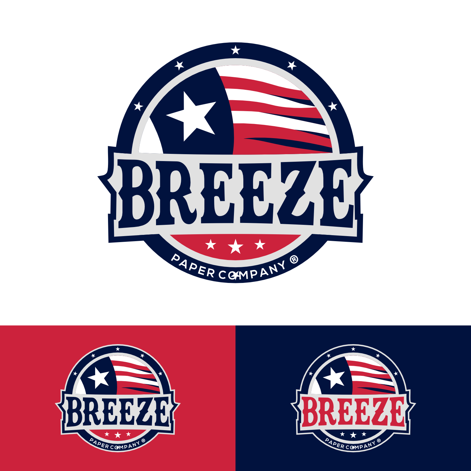 Logo Design for Breeze Paper Company ® by Dalang Design | Design #32077518