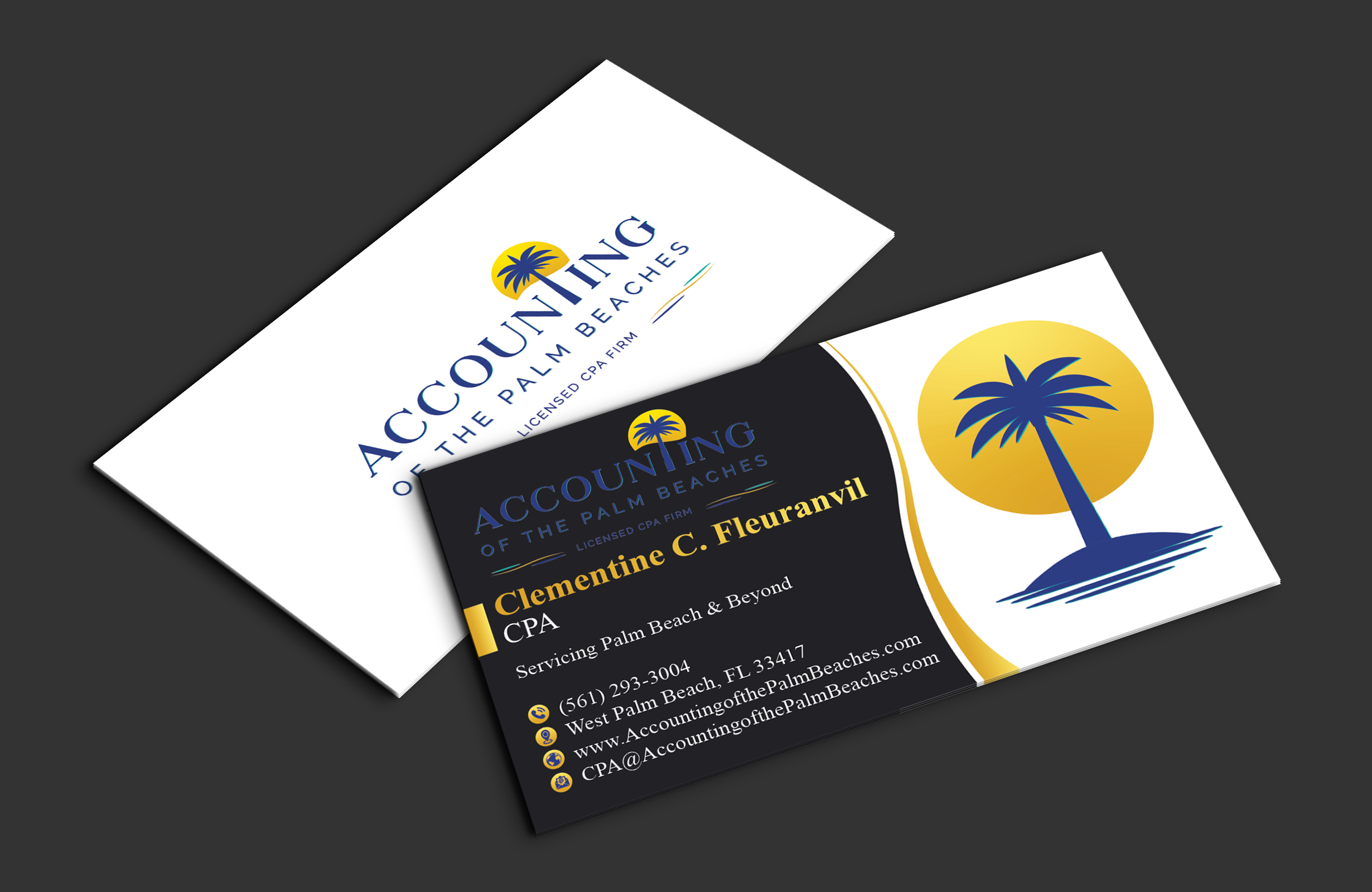 Elegant, Playful, Accounting/ CPA Firm Business Card Design for ...
