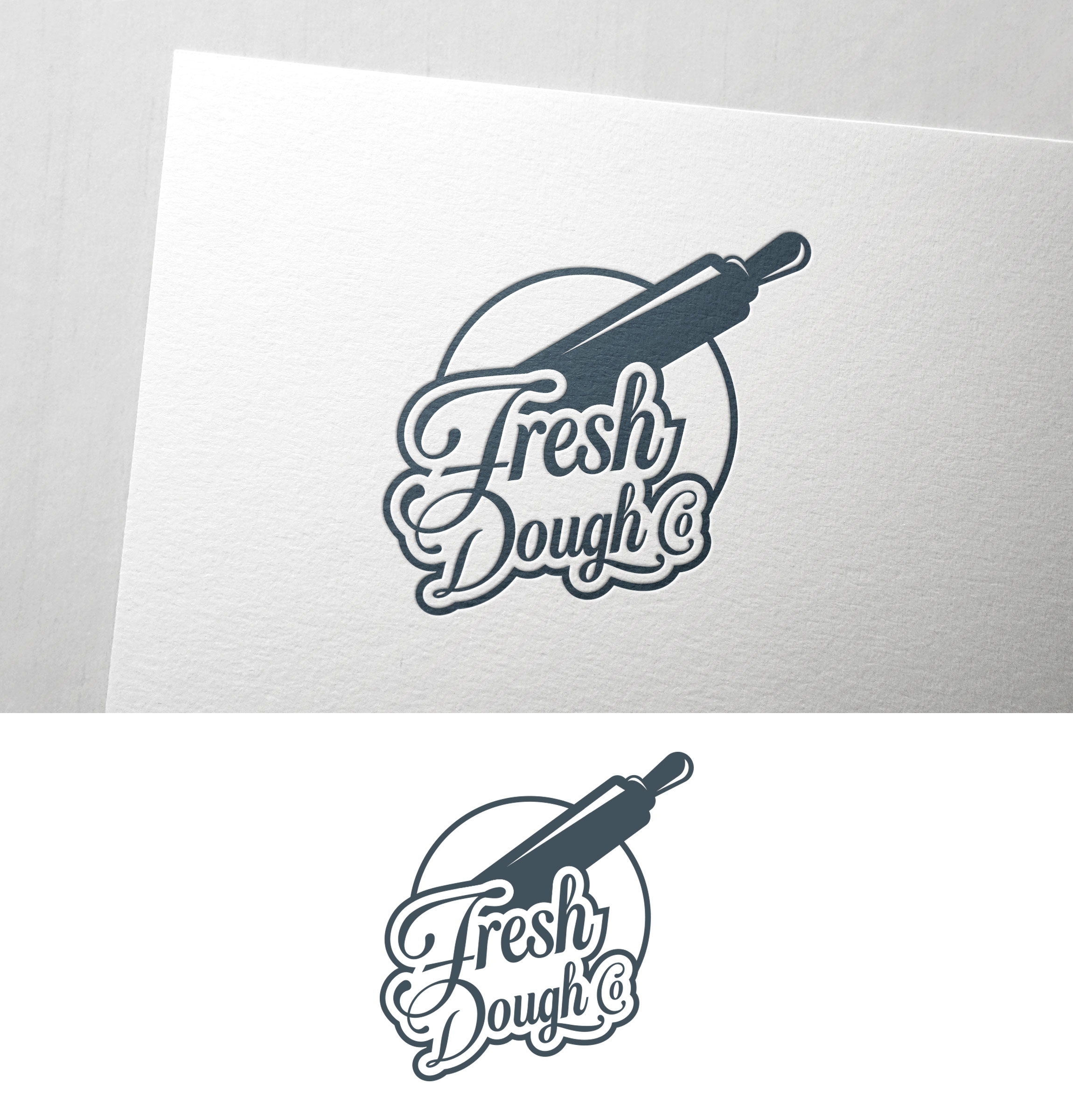 Bold, Playful, Food Logo Design for Fresh Dough Co by Impressive Sol ...