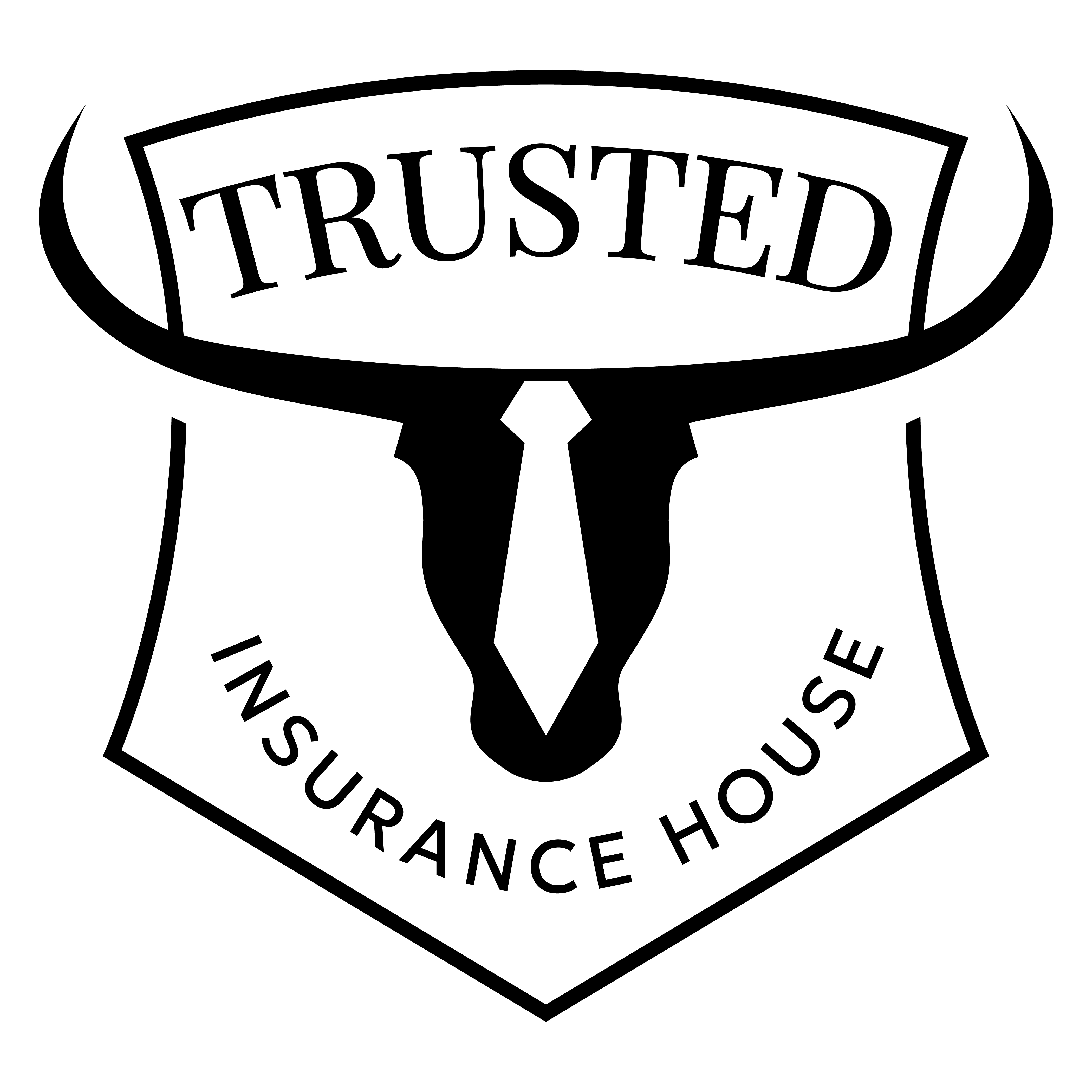 Bold, Modern, insurance Logo Design for TRUSTED INSURANCE HOUSE by ...