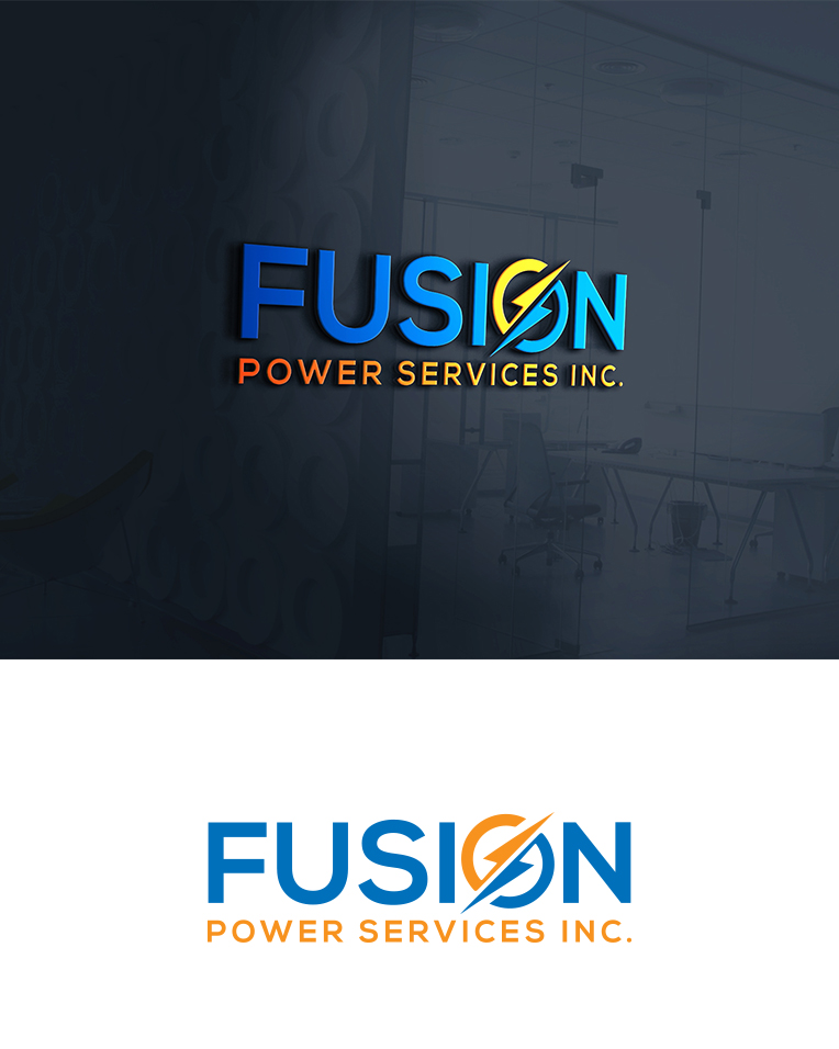 Logo Design for FUSION POWER SERVICES INC. by Sher Dil | Design #32088648