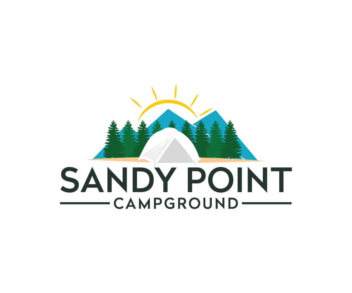 Elegant, Playful, Camping Logo Design for Sandy Point Campground by Adi ...