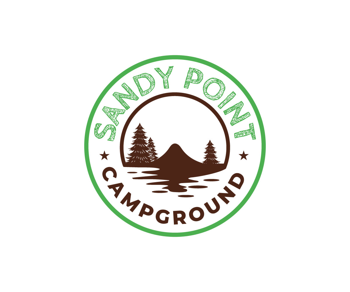 Elegant, Playful, Camping Logo Design for Sandy Point Campground by ...