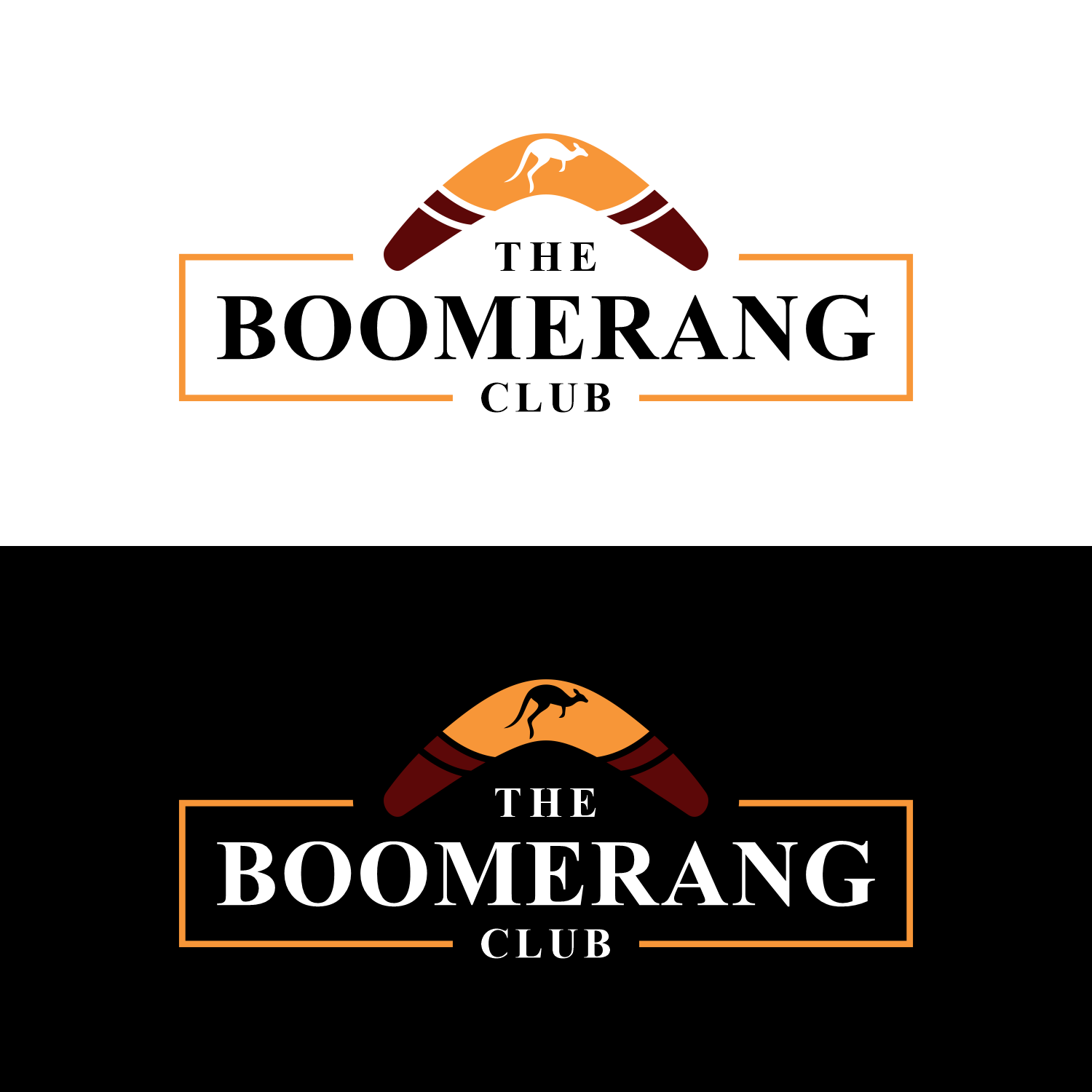 Elegant, Playful, NGO Logo Design for The Boomerang Club. plus illustration Australian ...