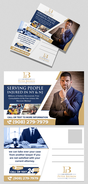 Personal Injury Law Firm Marketing Postcards | 46 Flyer Designs for a ...