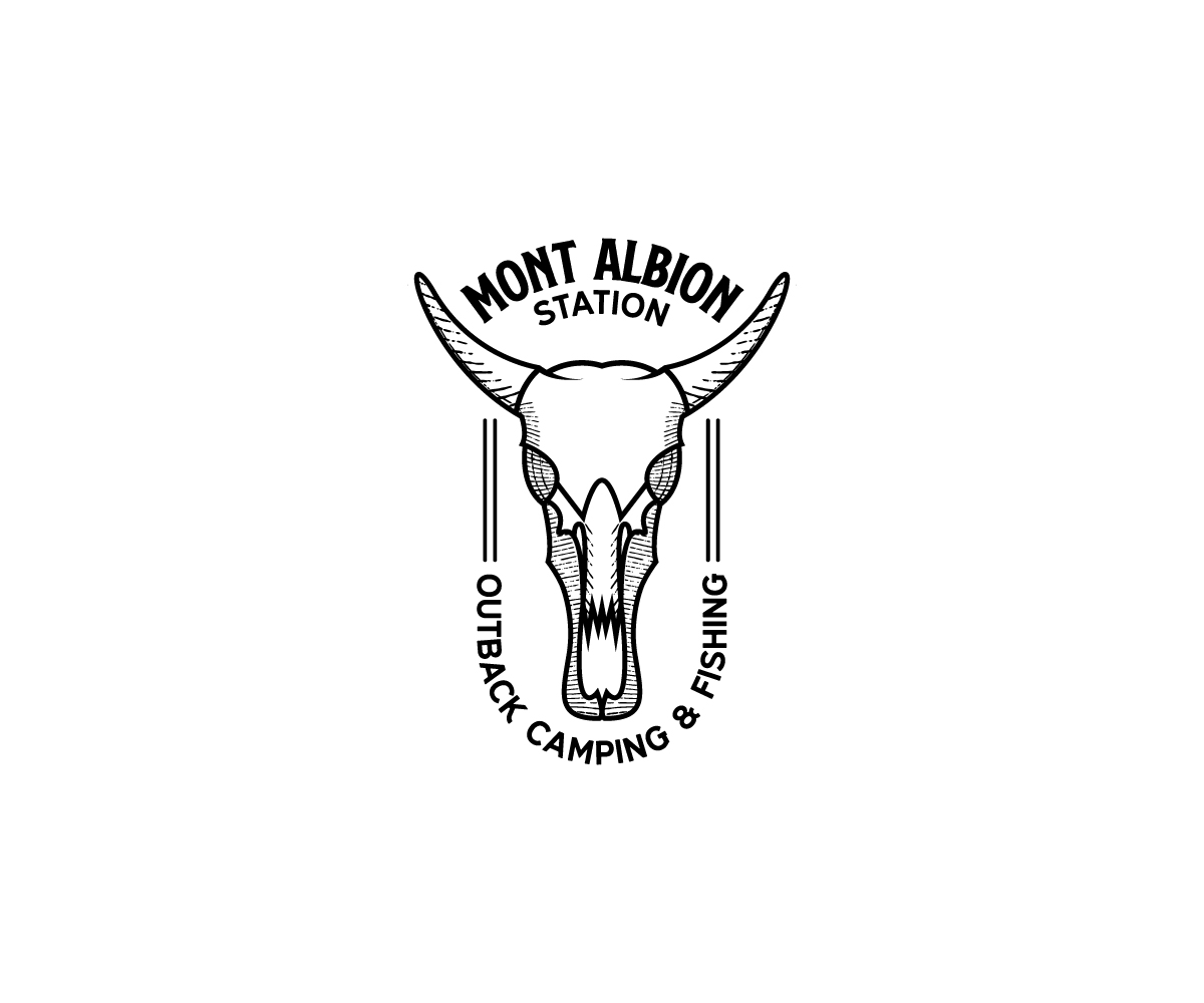 Elegant, Playful Logo Design for MONT ALBION STATION - OUTBACK CAMPING ...