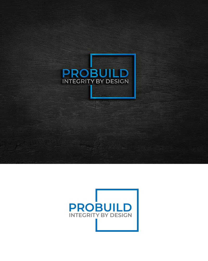 Logo Design for Probuild - Integrity by Design by Annu Designs | Design ...