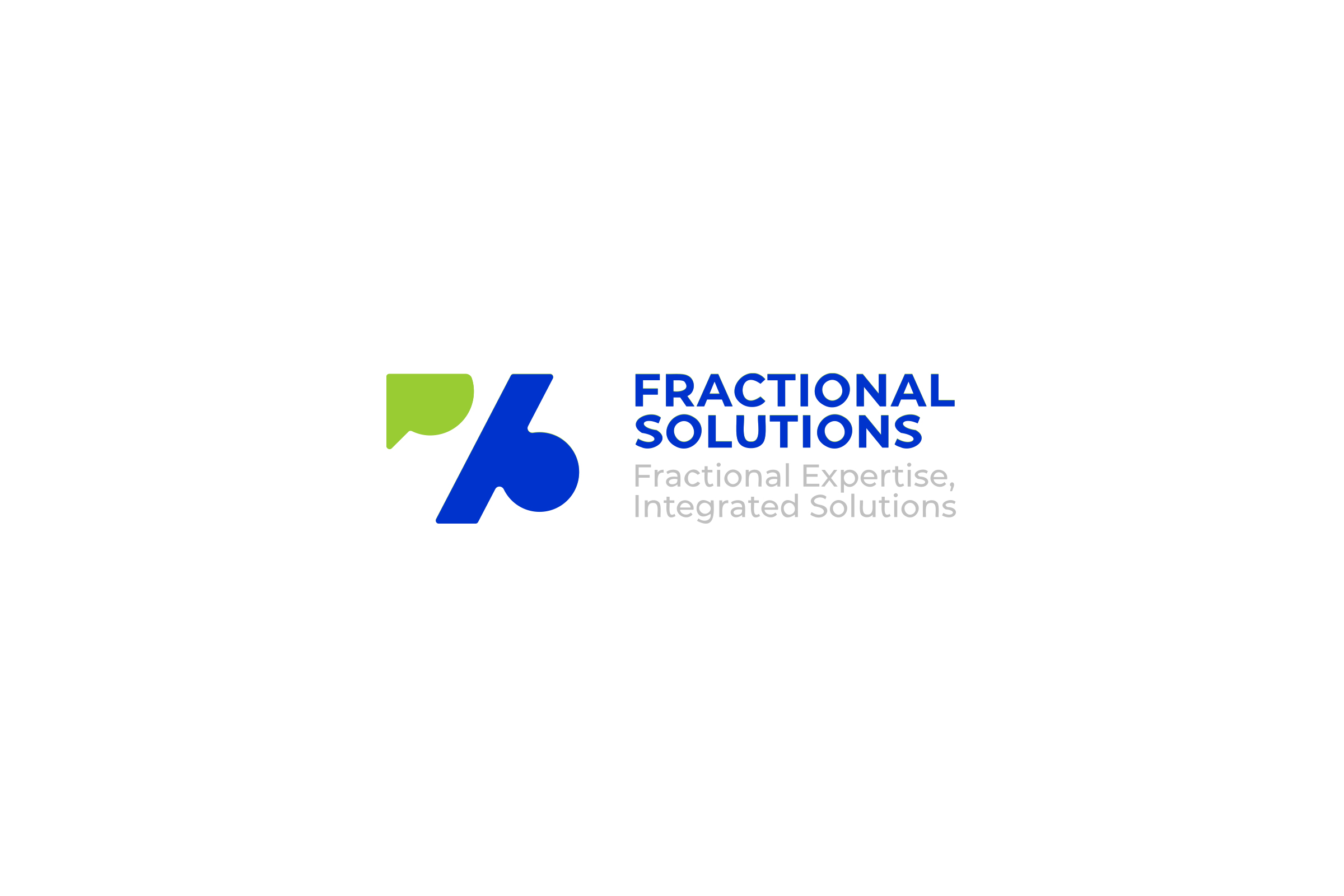 Logo Design for Fractional Solutions - "Fractional Expertise ...